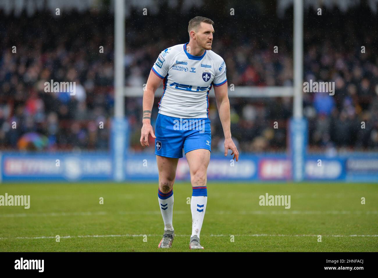 Wakefield, England - 13 February 2022 - Wakefield Trinity's Lee Gaskell ...
