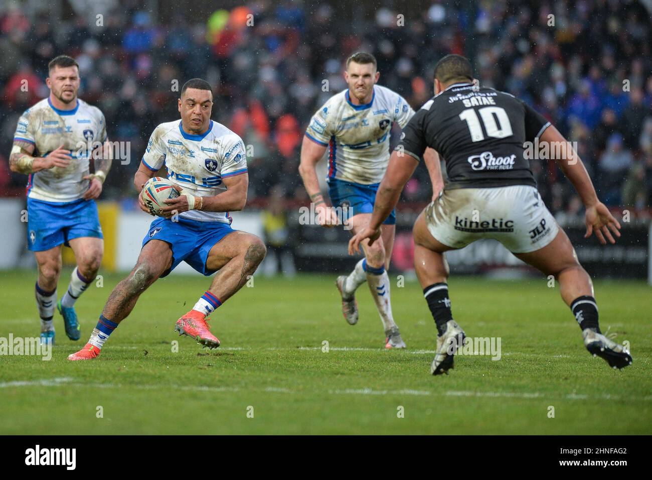 Wakefield, England - 13 February 2022 - Wakefield Trinity's Reece Lyne ...