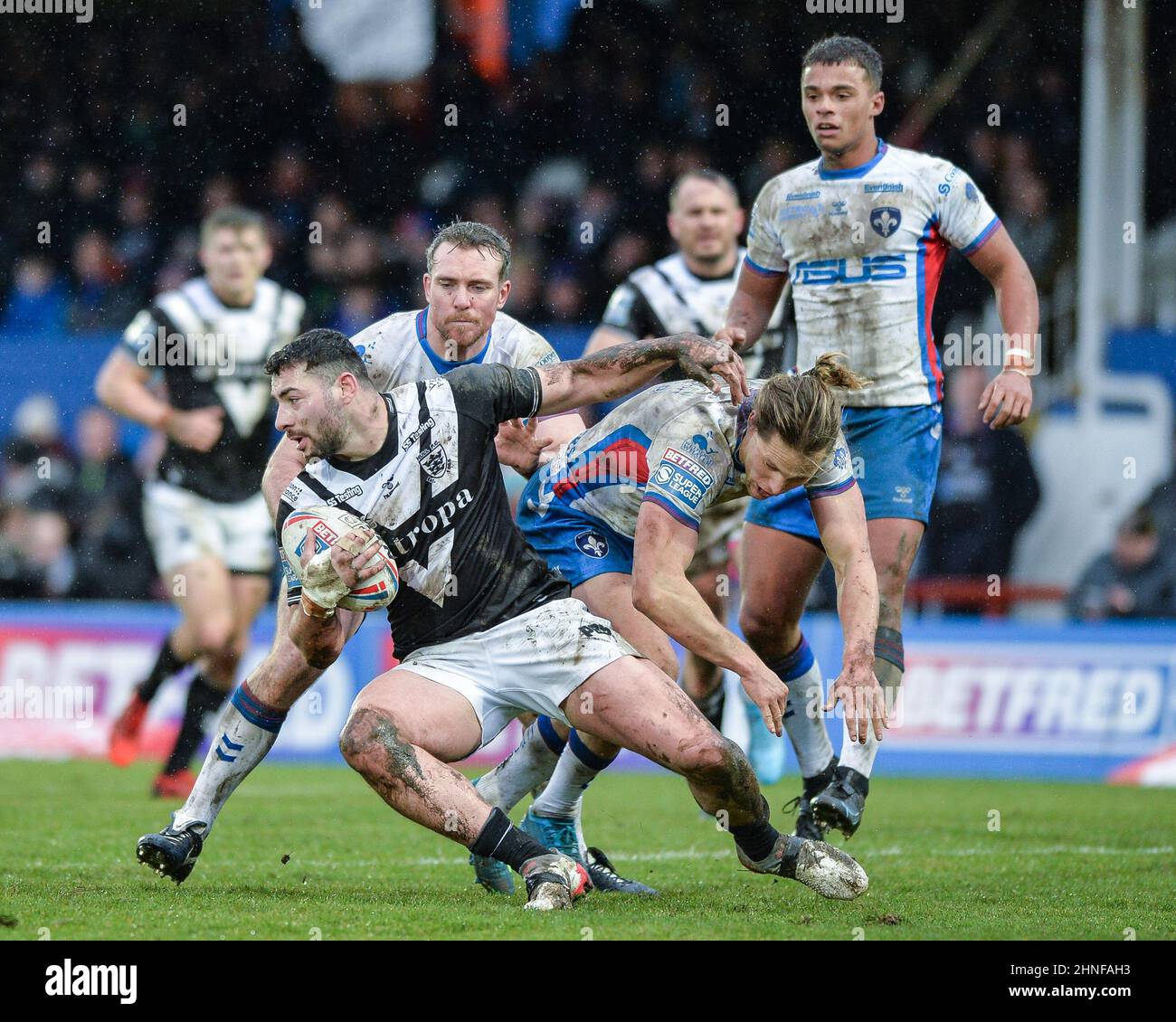 Wakefield, England - 13 February 2022 - Jake Connor (1) of Hull FC ...