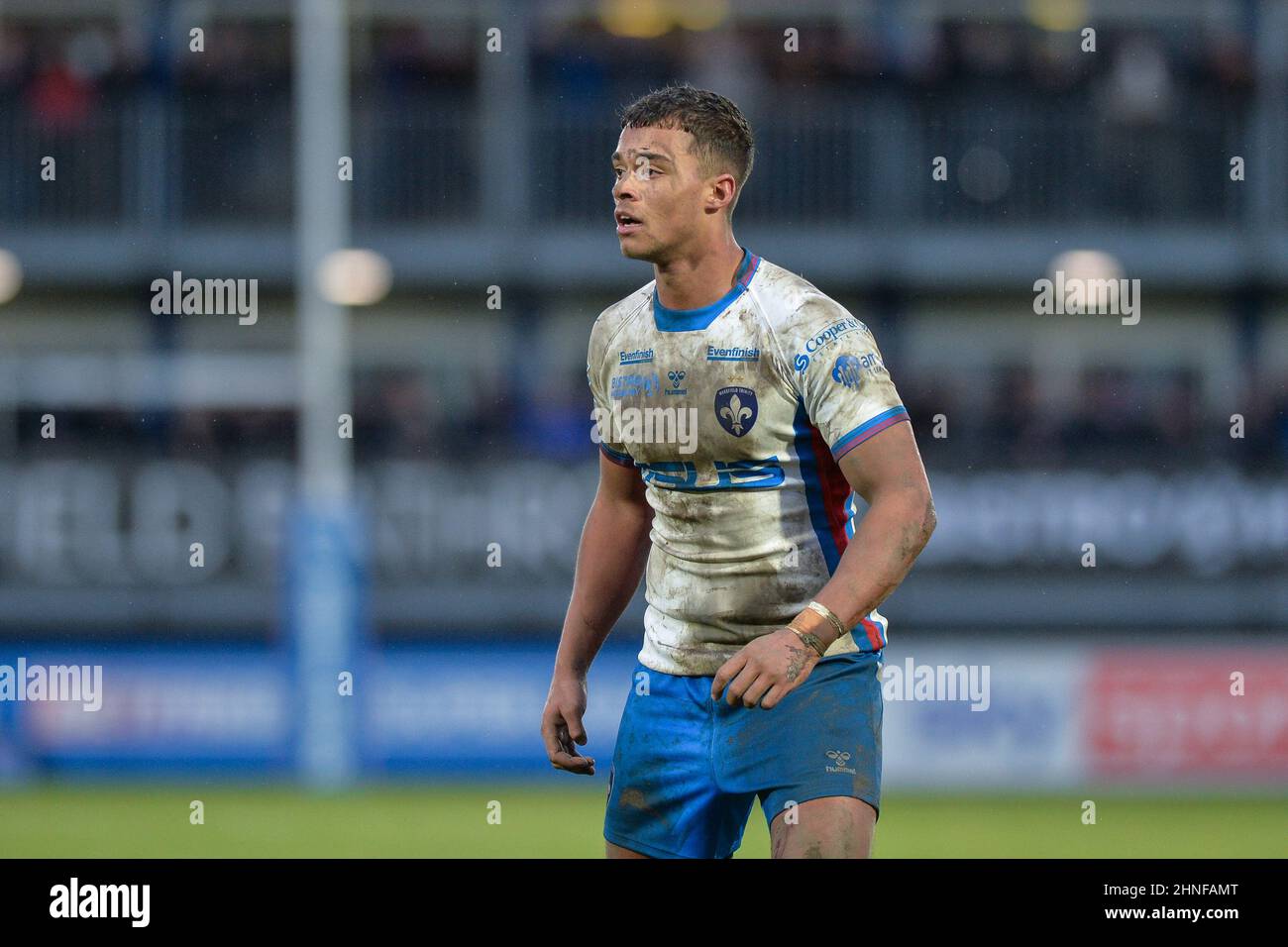 Wakefield, England - 13 February 2022 - Wakefield Trinity's Corey Hall ...