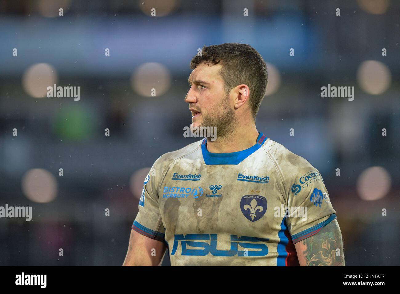 Wakefield, England - 13 February 2022 - Wakefield Trinity's Jay Pitts ...