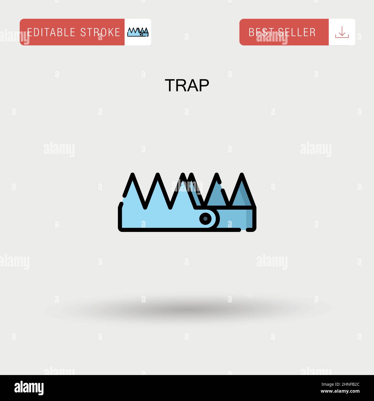 Steel trap Stock Vector Images - Alamy