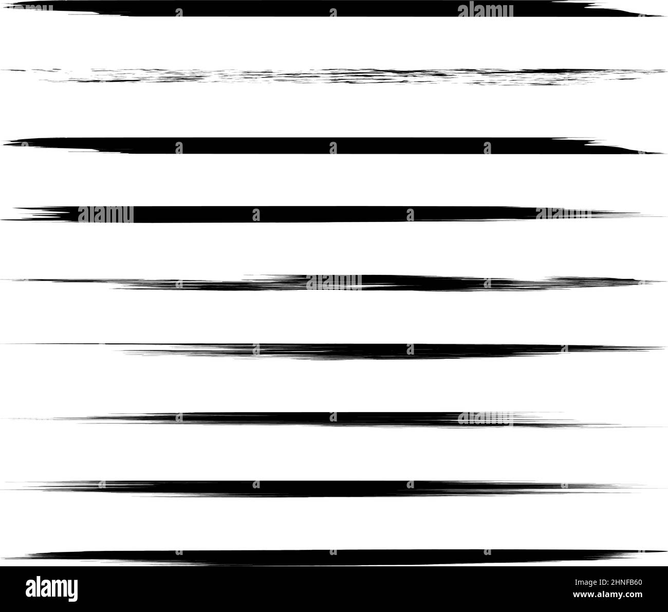 Grungy paintbrush, brush stroke. Textured paint, graphite, chalk ...