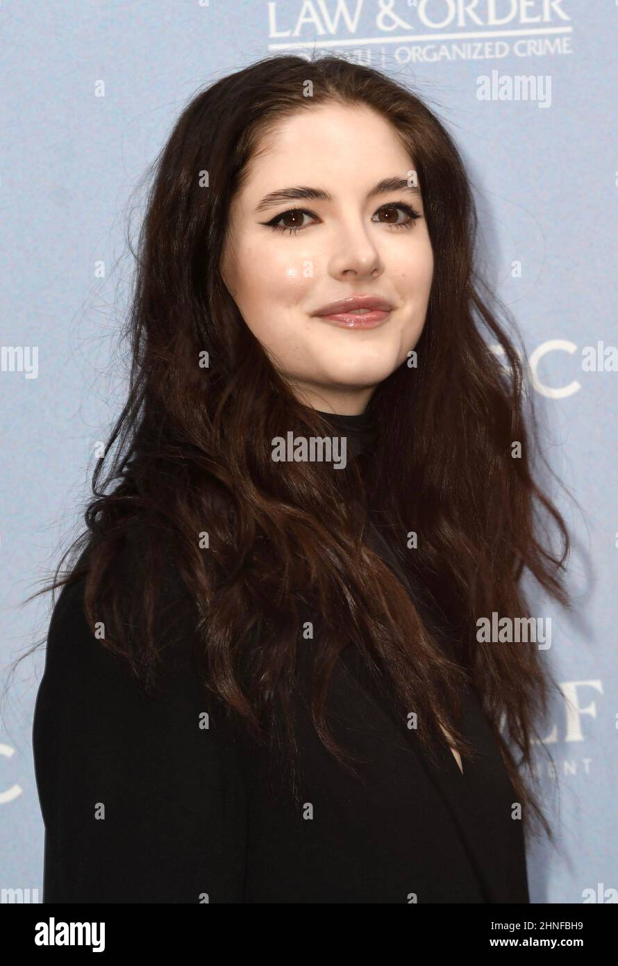 New York, NY, USA. 16th Feb, 2022. Ainsley Seiger at NBC's "Law & Order ...