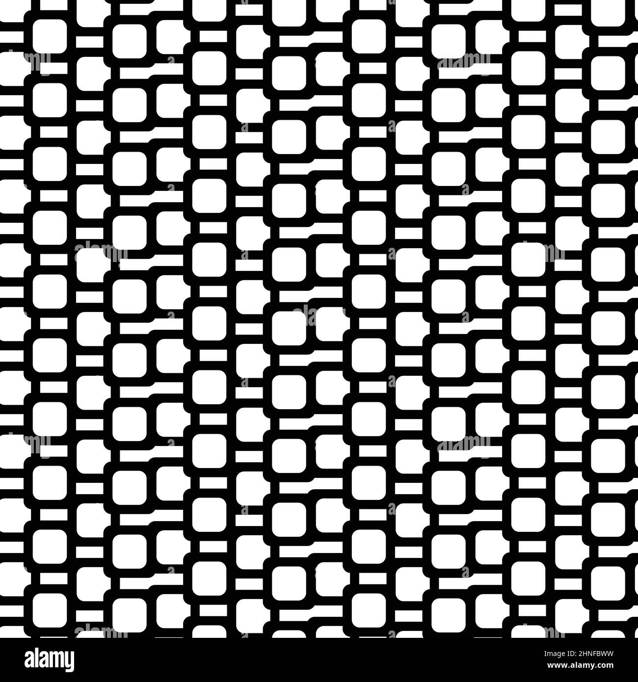Abstract Geometric Black And White Seamless Pattern For Web Page