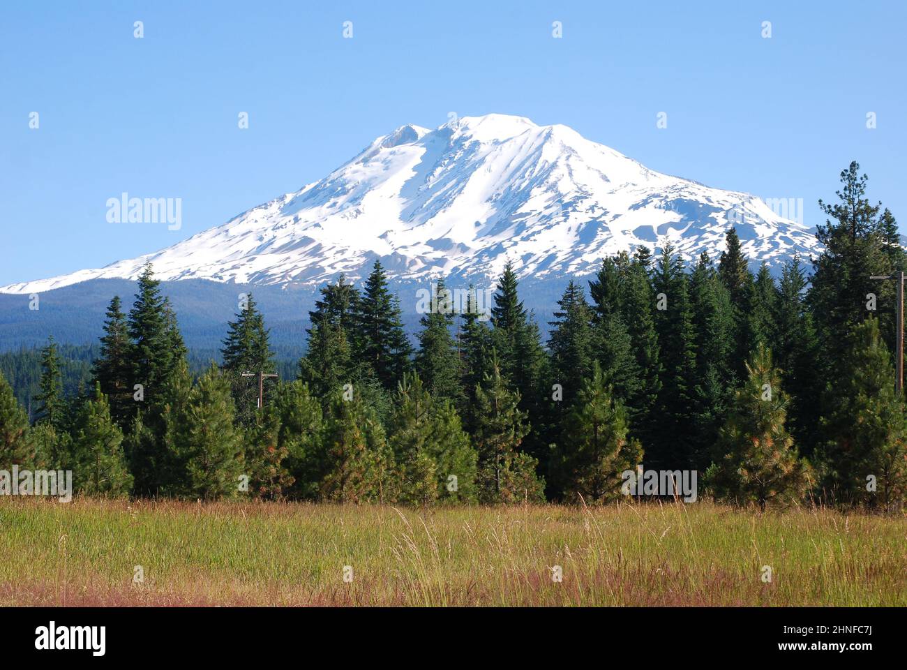 Mount Adams in Eastern Washington State Stock Photo - Alamy