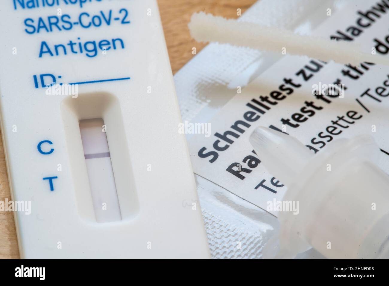 Negative Corona Antigen Rapid Test, layman's test, self-test, for the ...