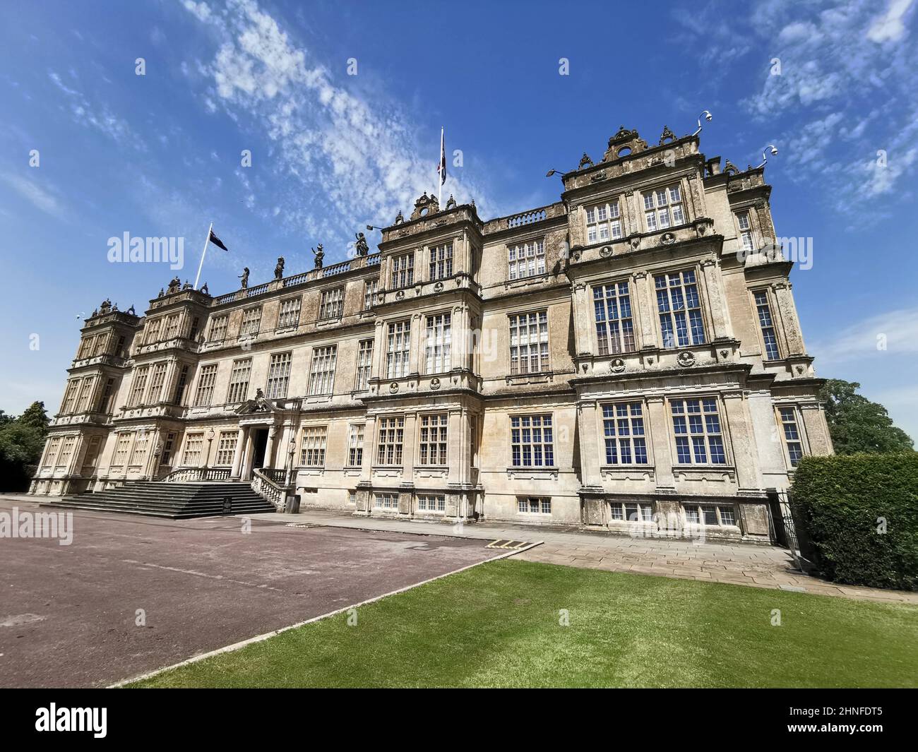 View of the Longleat an English stately home and the seat of the ...