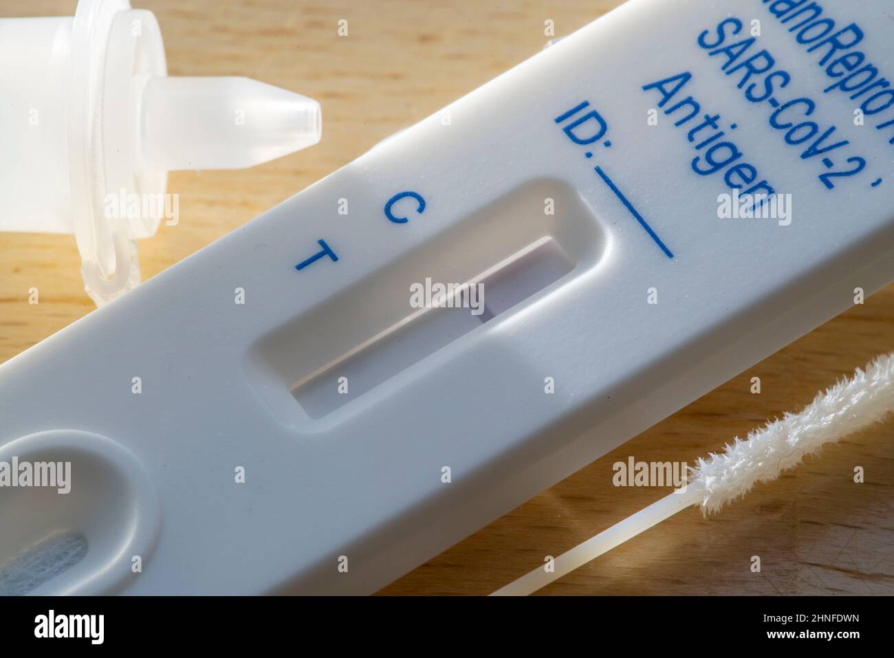 Negative Corona Antigen Rapid Test, layman's test, self-test, for the ...