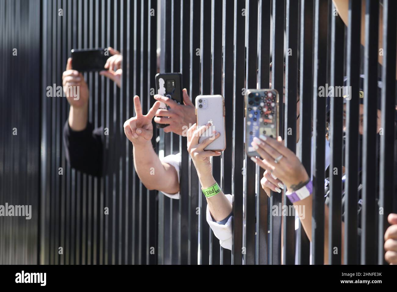 Football fans phones hi-res stock photography and images - Alamy