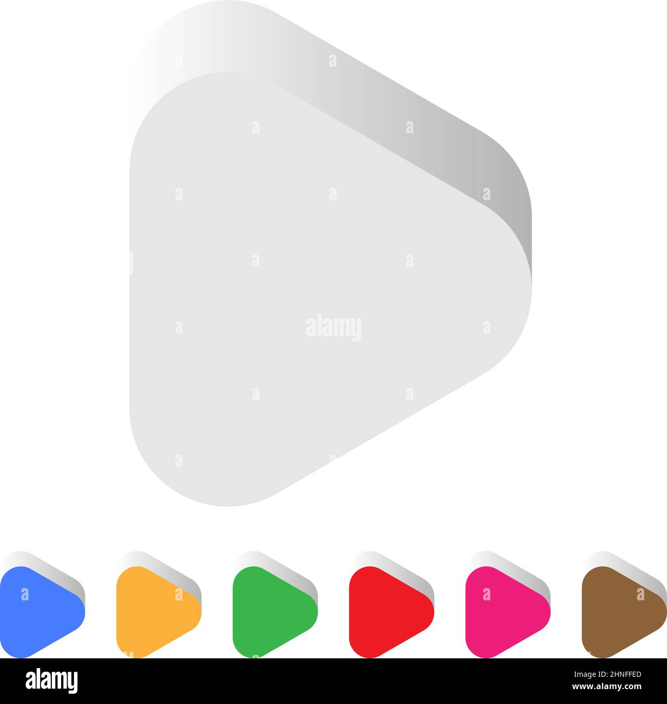 Play, start button icon vector illustration - stock vector illustration ...