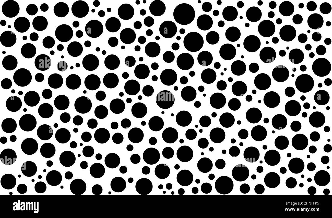 Random dots, circles. Dotted, speckles pattern. Pointillist ...