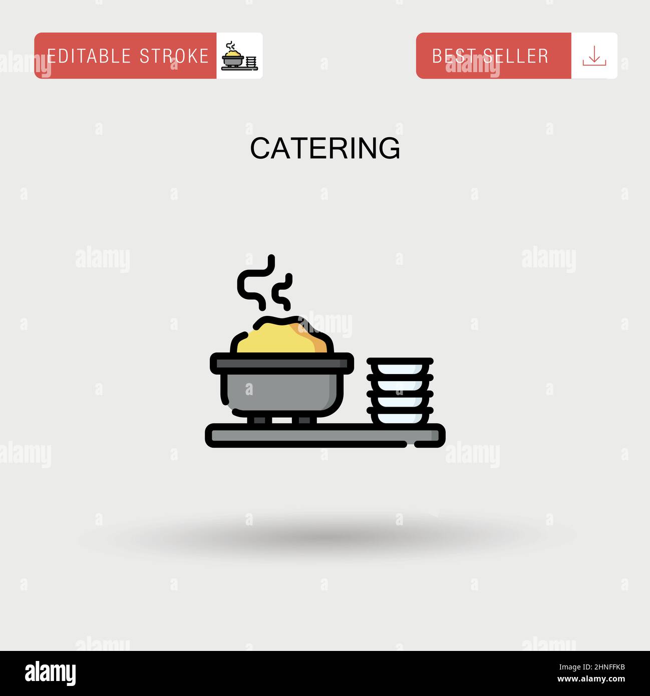 Catering Simple vector icon Stock Vector Image & Art - Alamy