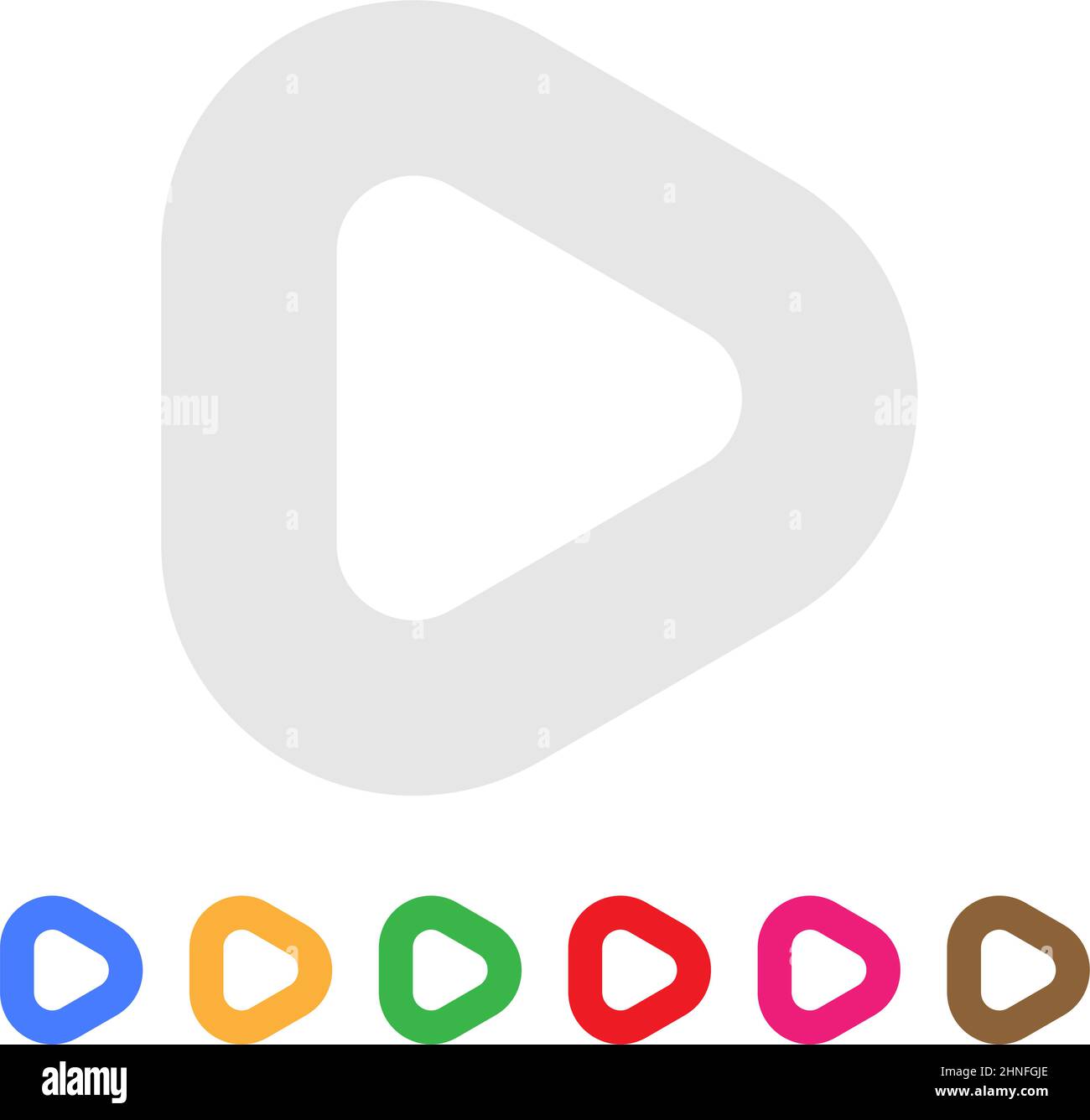 Play, start button icon vector illustration - stock vector illustration ...