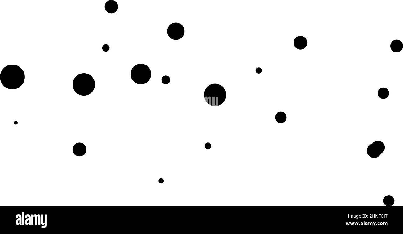 Random dots, circles. Dotted, speckles pattern. Pointillist ...