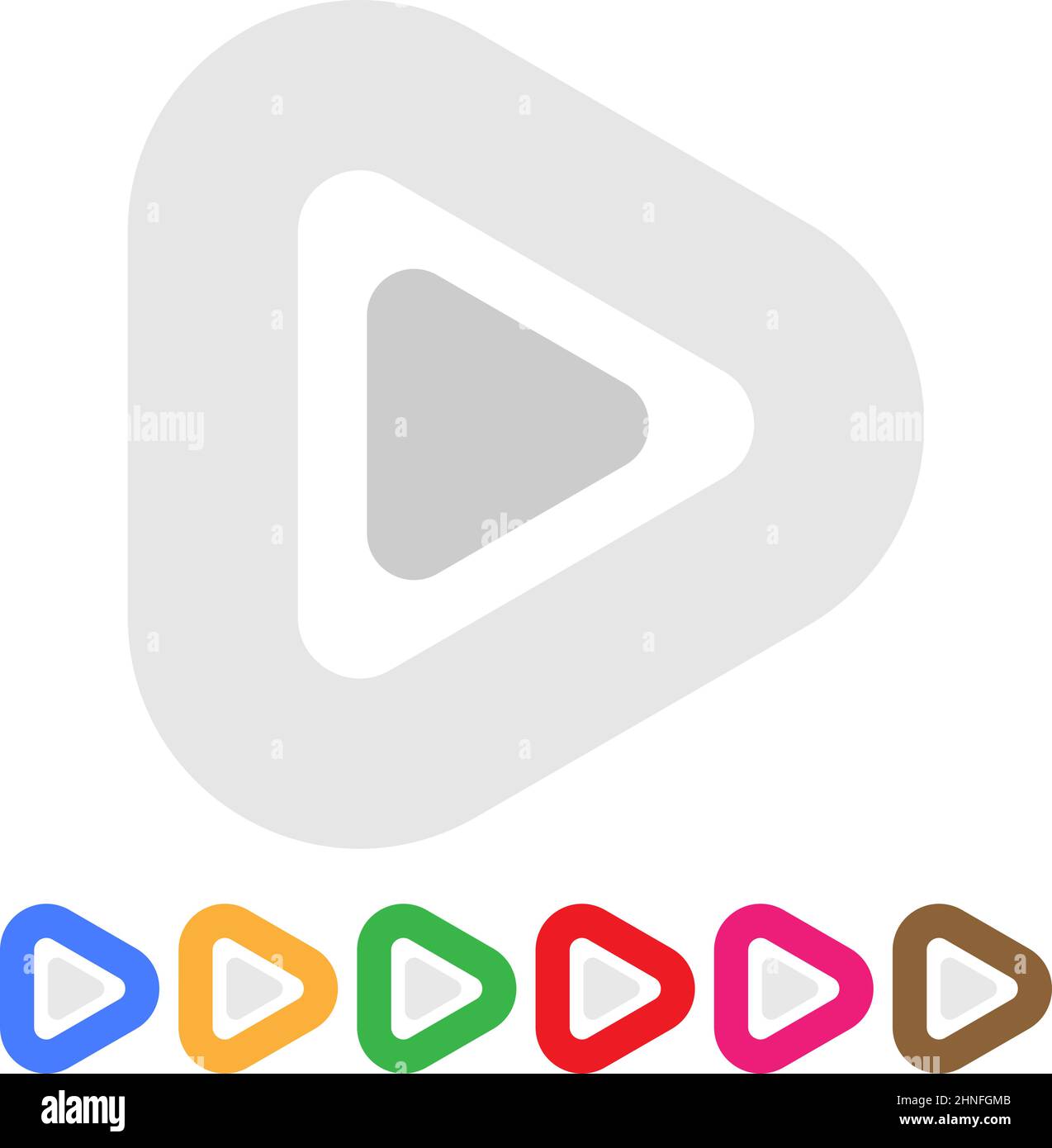 Play, start button icon vector illustration - stock vector illustration ...