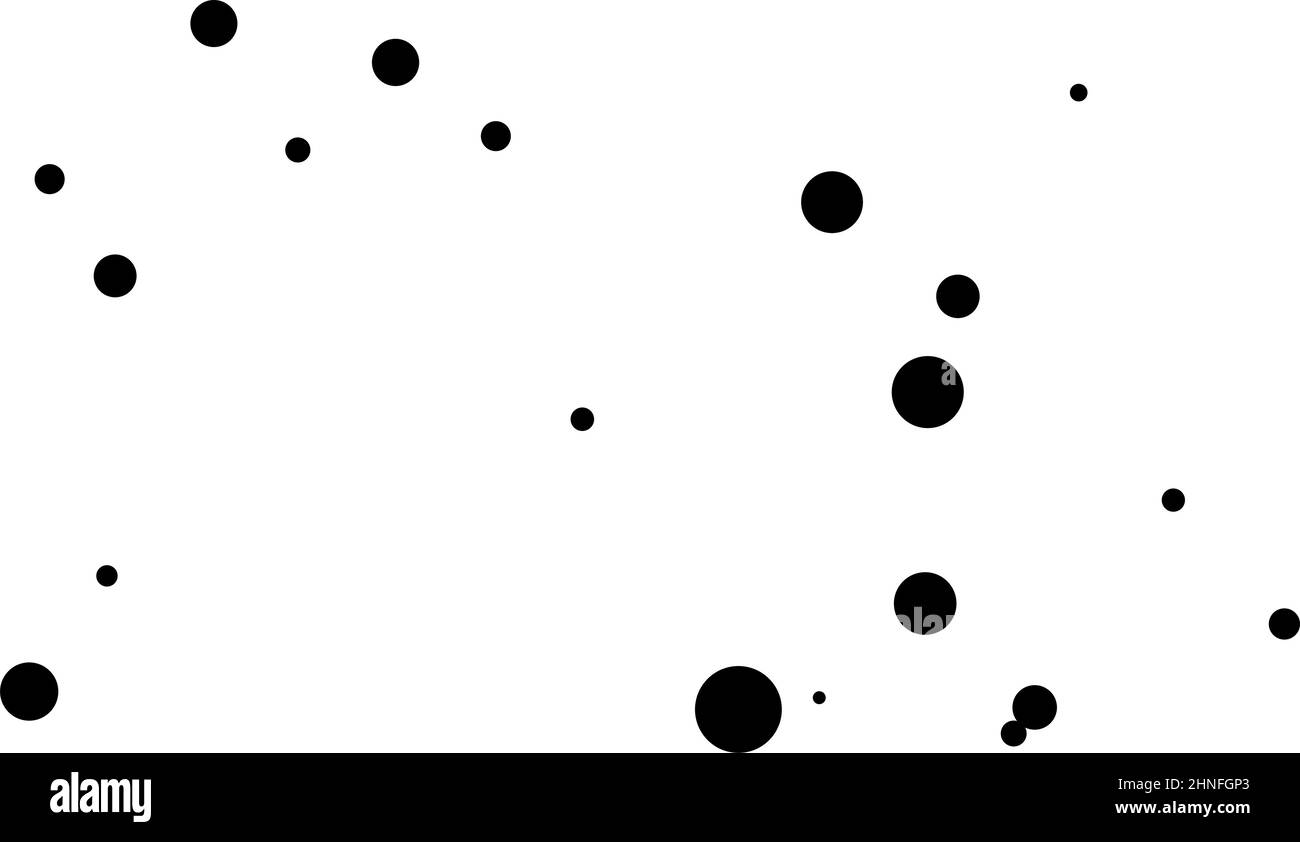 Random dots, circles. Dotted, speckles pattern. Pointillist ...