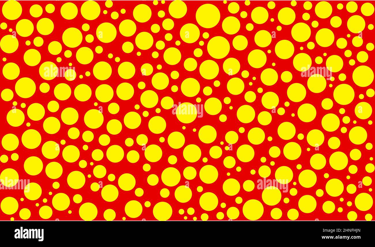 Pop art, polka dot, circles dotted random pattern, texture and ...