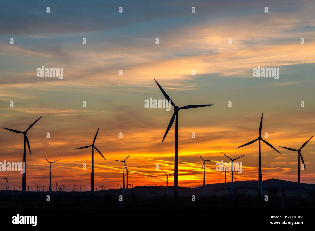 Group wind turbine generator hi-res stock photography and images - Alamy