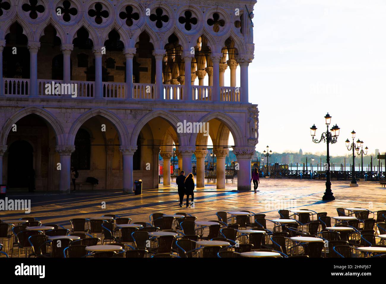Morning view of the San Marco Basin Stock Photo - Alamy