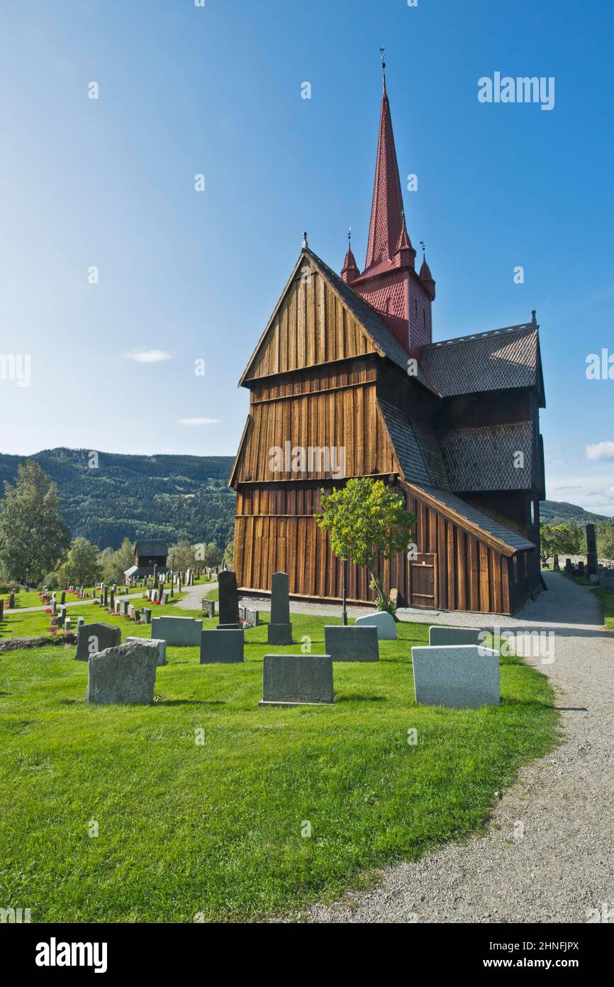 Ringebu Stave Church, Gudbransdalen, Norway Stock Photo - Alamy