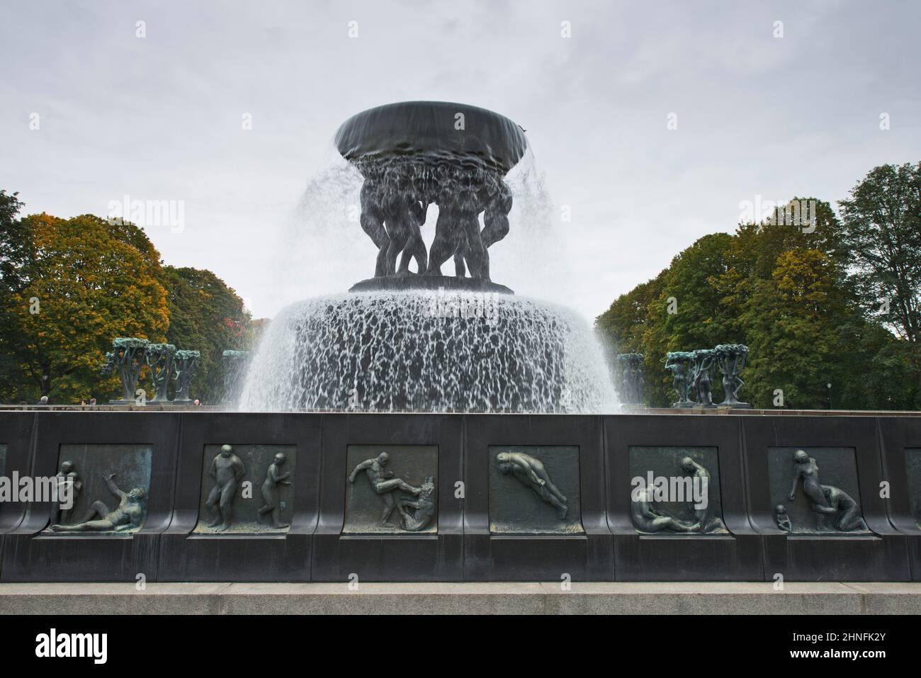 Sculptures in the Vigeland Sculpture Park, Oslo, Norway Stock Photo - Alamy