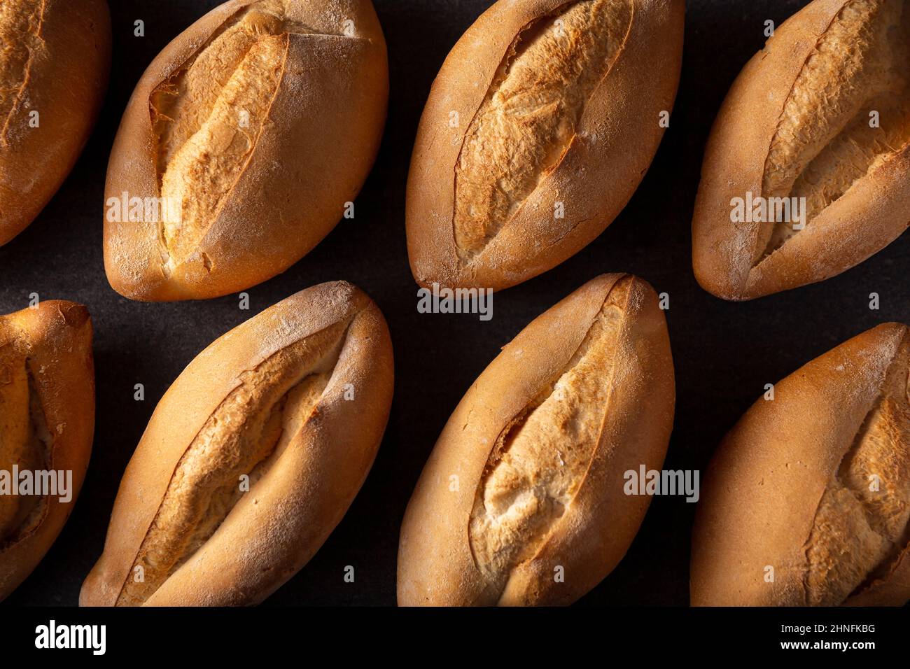 Bolillos. Traditional mexican bakery. White bread commonly used to ...