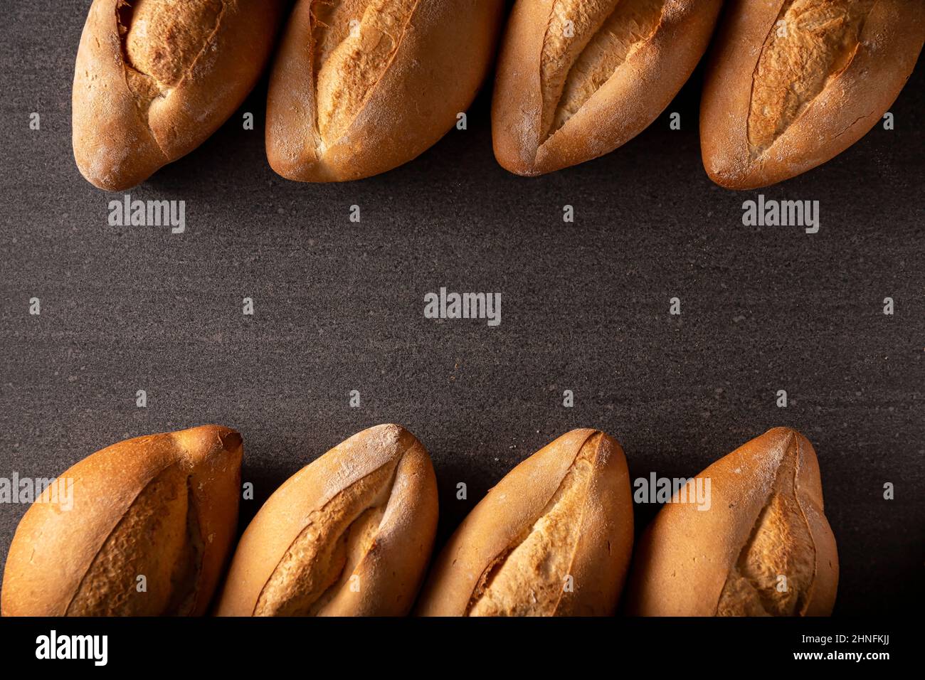 Bolillos. Traditional mexican bakery. White bread commonly used to ...