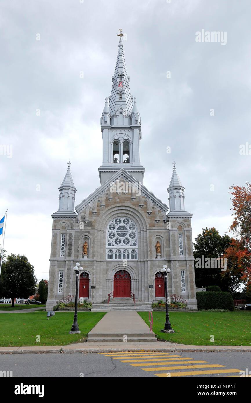 Main entrance, Saint Timothy Catholic Church, Province of Quebec ...