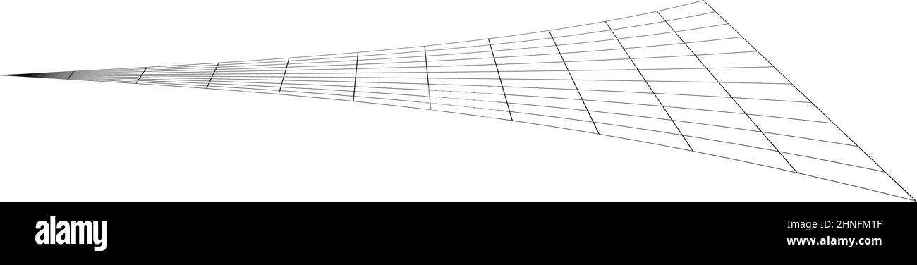 Graticule grid, mesh plane with deform, distortion effect. Reticulate ...
