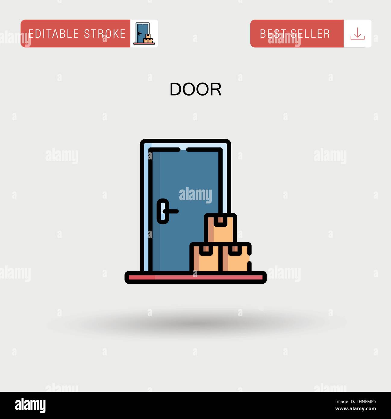 Entrance door closed metal Stock Vector Images - Alamy