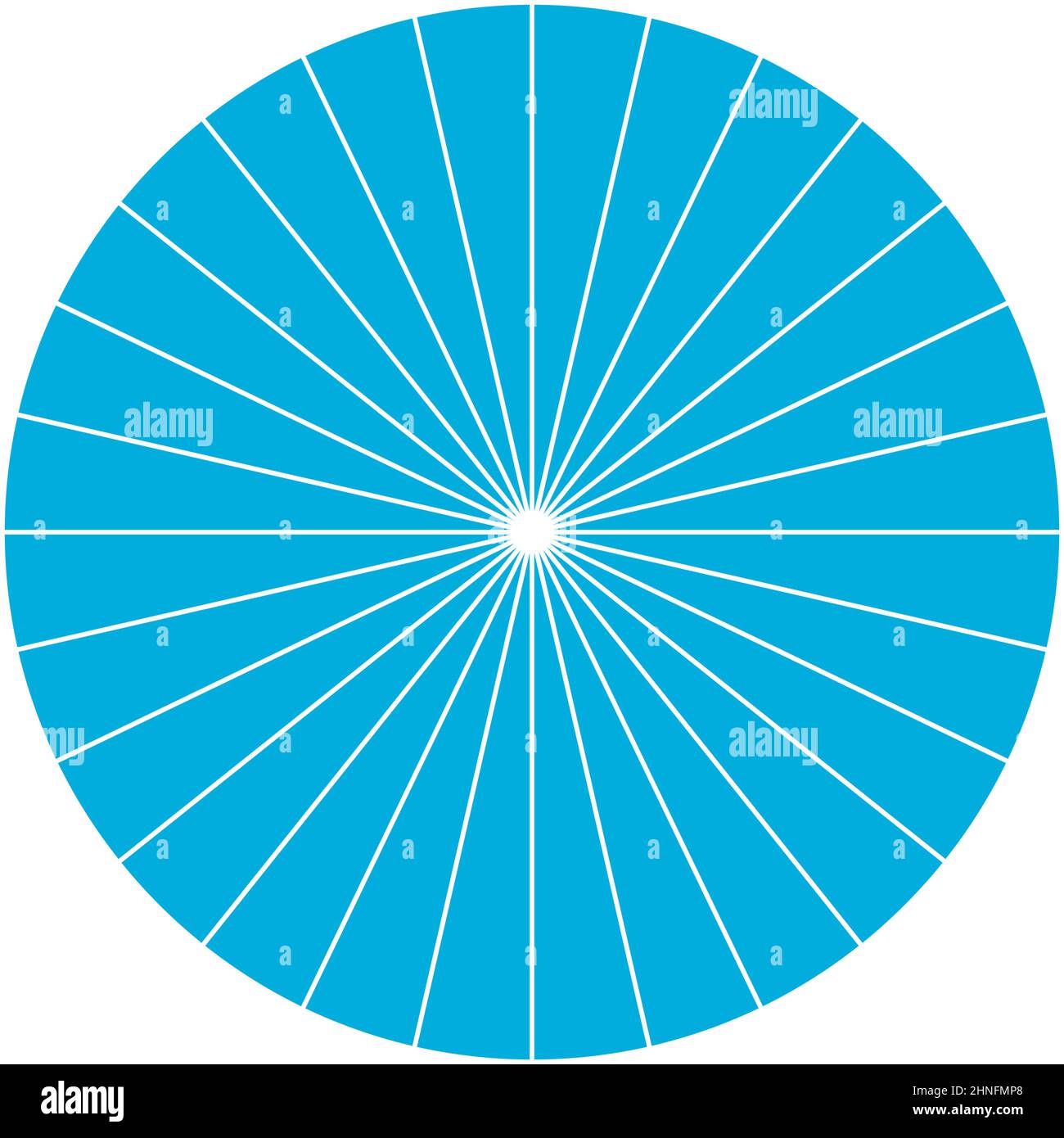 Pie chart, pie graph circle circular diagram from 2 to 65 sections ...
