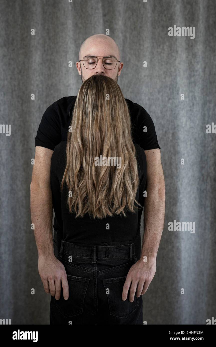Long hair beard hi-res stock photography and images - Alamy