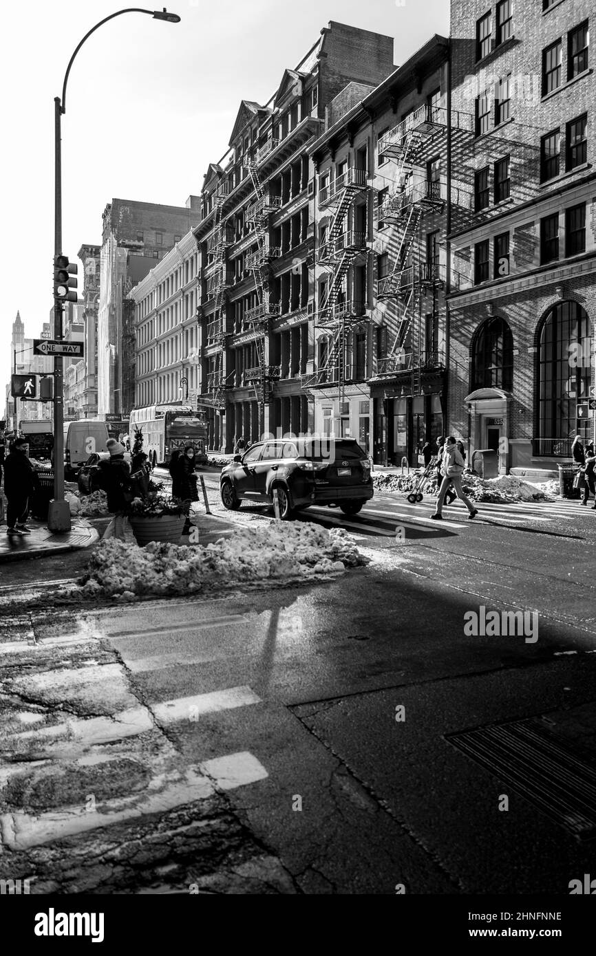 Shadows over the building Stock Photo - Alamy
