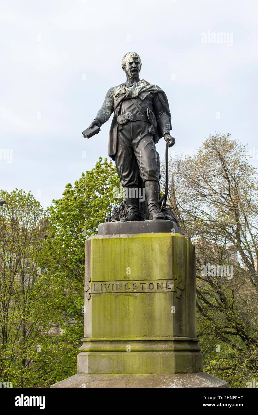Statue david livingstone explorer missionary hi-res stock photography ...