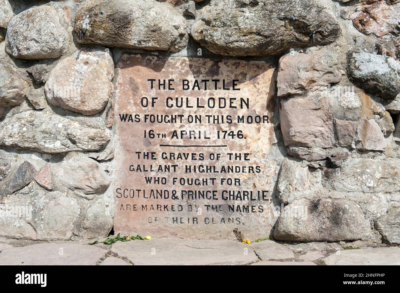 Battlefield culloden near inverness highland hi-res stock photography ...