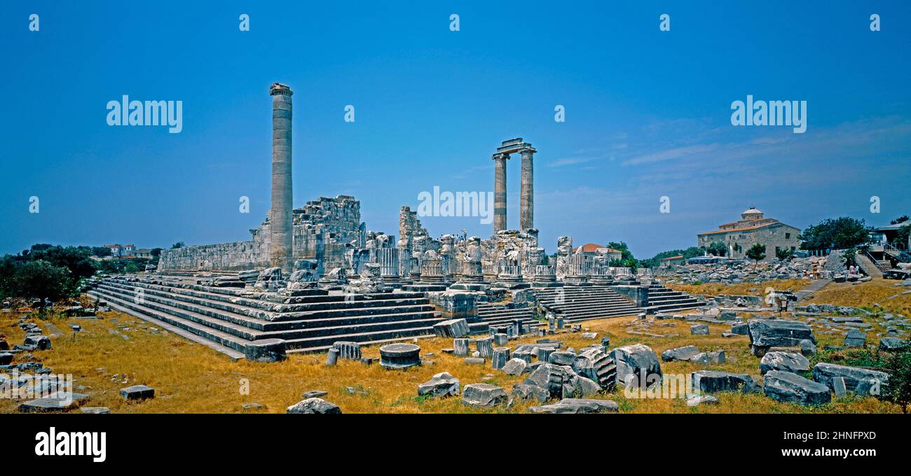 Temple of Apollo, Sanctuary of Apollo, Didyma, Turkey Stock Photo - Alamy
