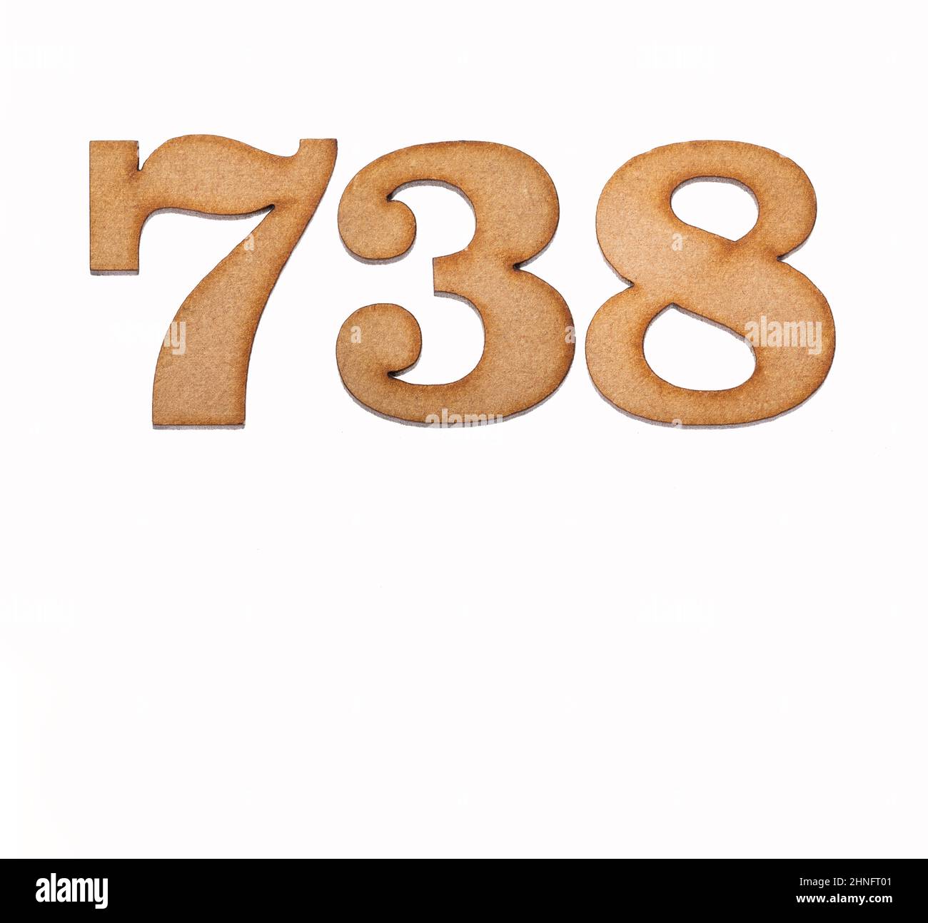 Number 738 Cut Out Stock Images & Pictures - Alamy