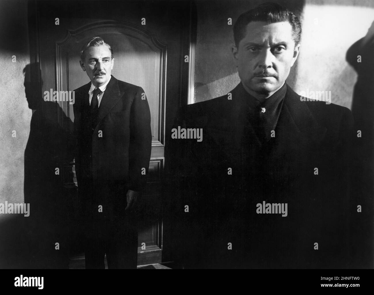 Paul Lukas, Carl Esmond, on-set of the Film, "Address Unknown ...