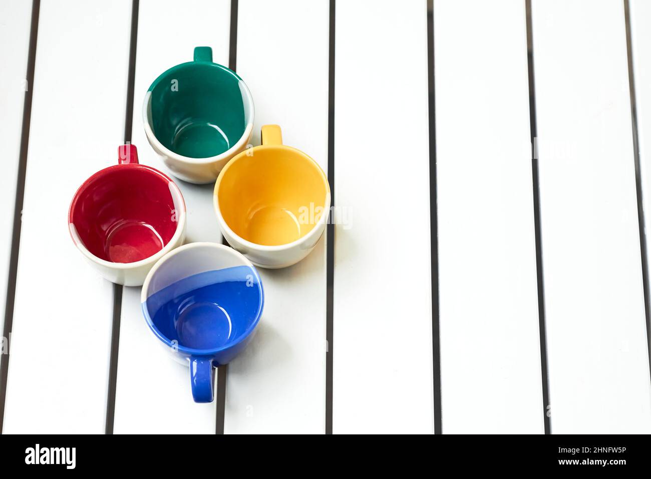 Four cups hi-res stock photography and images - Alamy