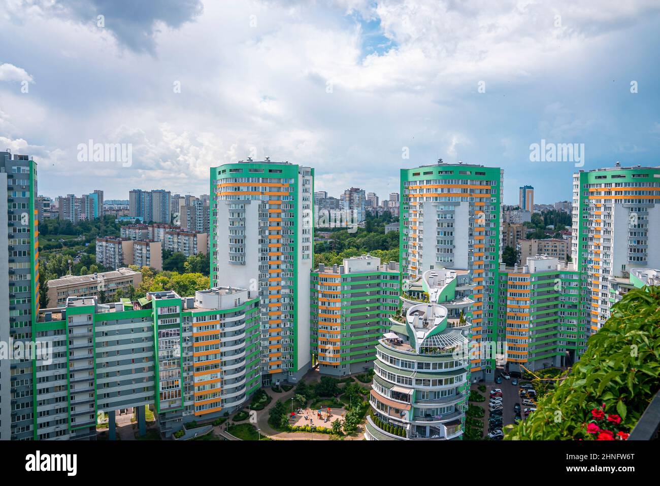 Kiev ukraine high rise apartment building hi-res stock photography and ...