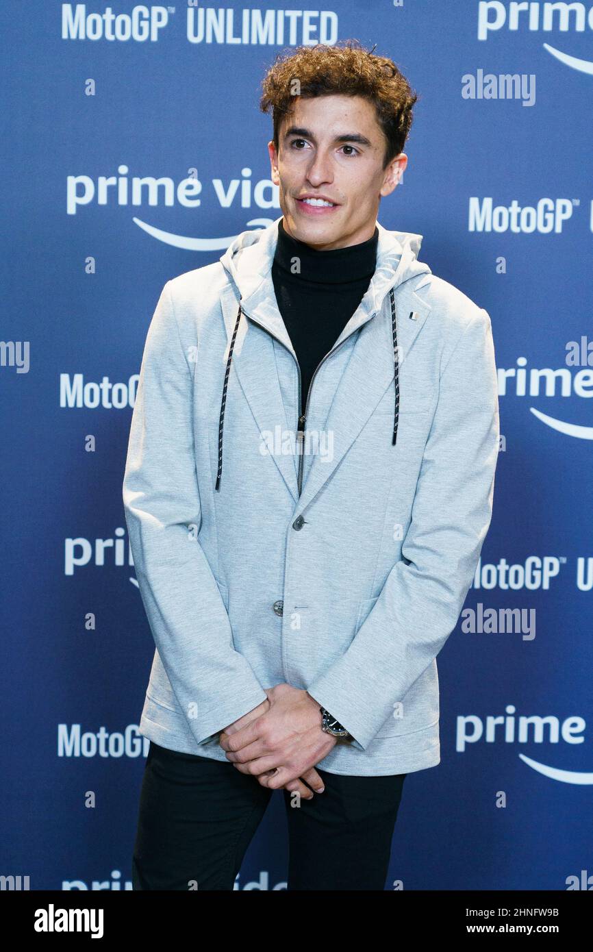 Madrid, Spain - 16 Feb 2022, Marc Marquez attends the 'Moto GP ...