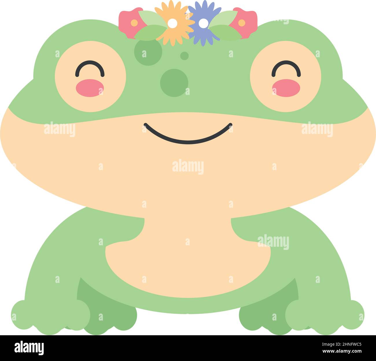 frog spring animal Stock Vector Image & Art - Alamy