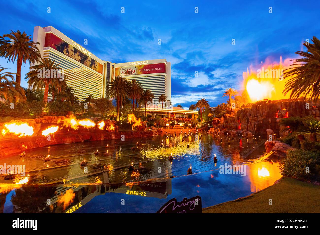 Mirage volcano hi-res stock photography and images - Alamy
