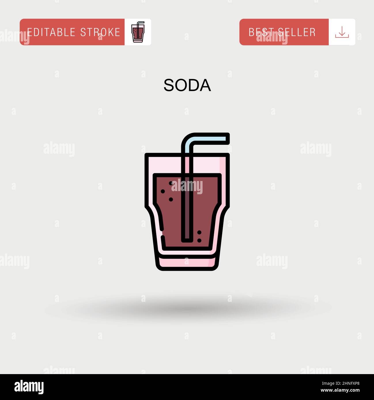 Soft drink can label Stock Vector Images - Alamy