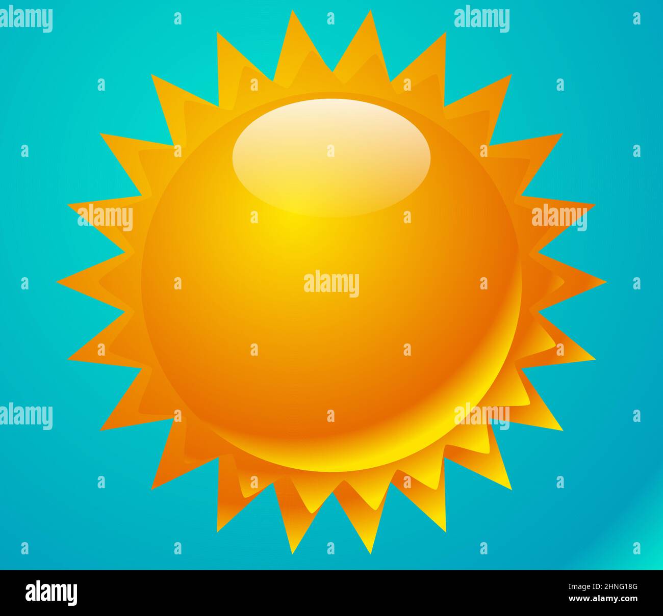 Sun, summer, solar, solar energy clip-art, icon, symbol illustration ...