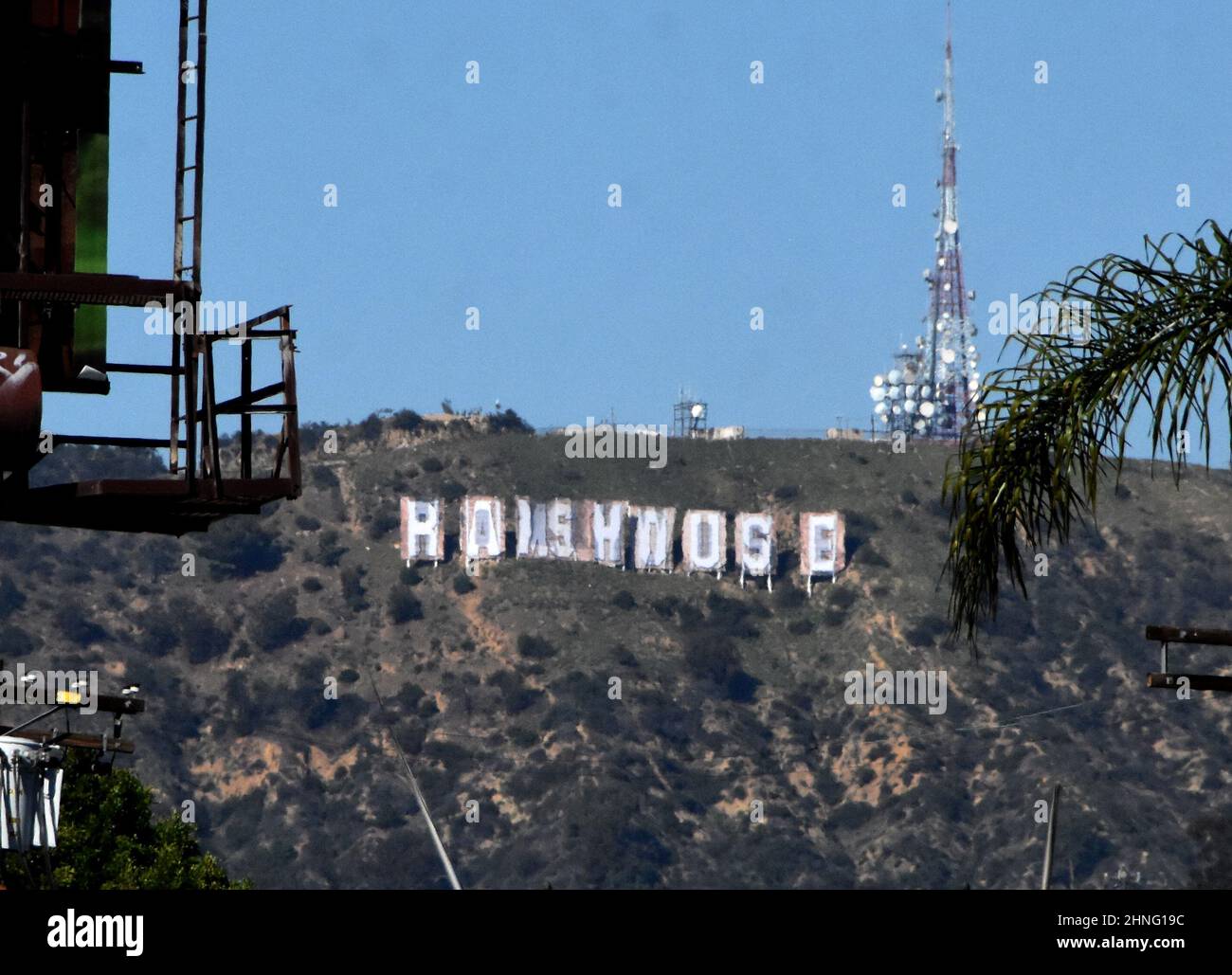 Los Angeles, California, USA 16th February 2022 The Hollywood Sign ...