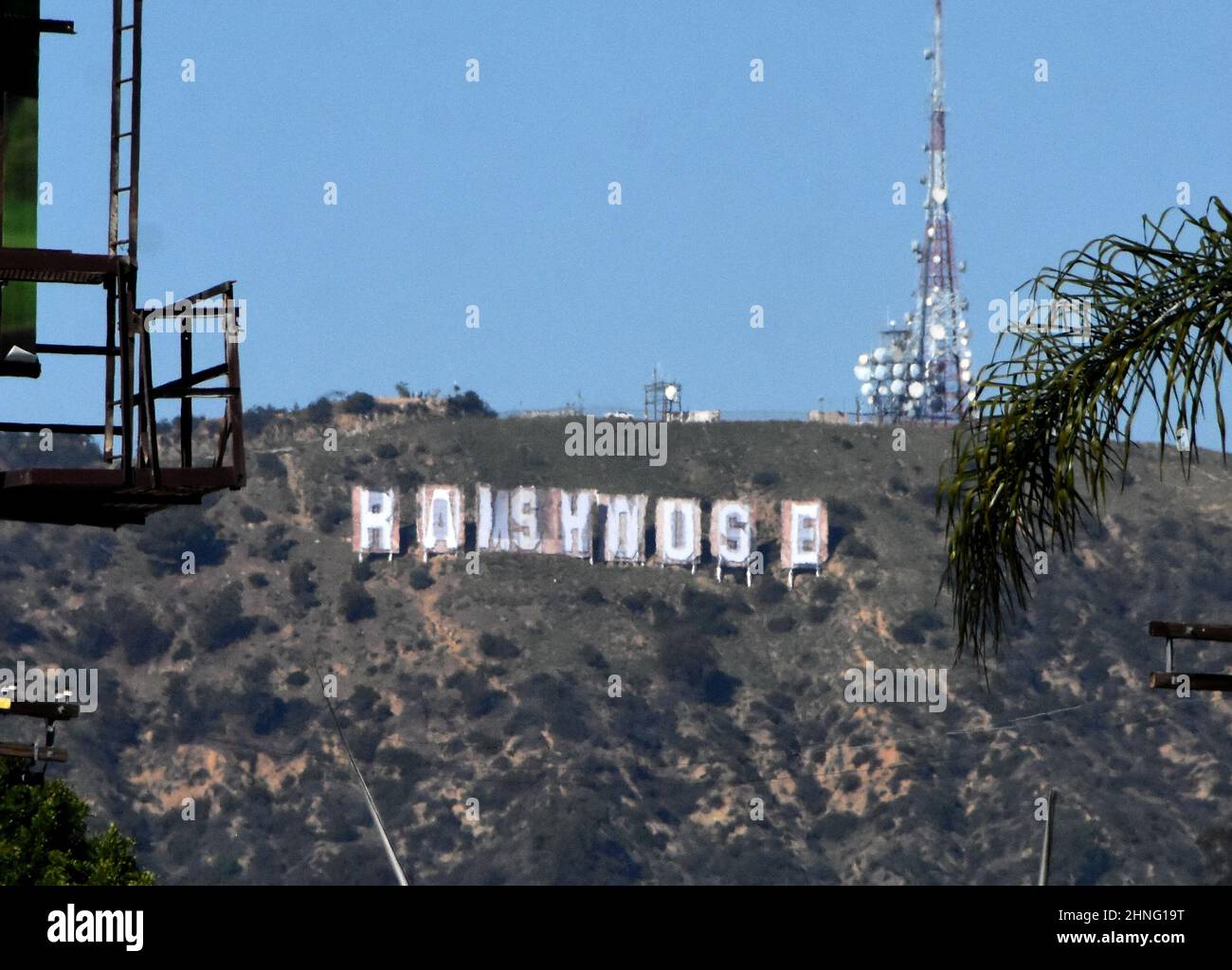 Los Angeles, California, USA 16th February 2022 The Hollywood Sign ...