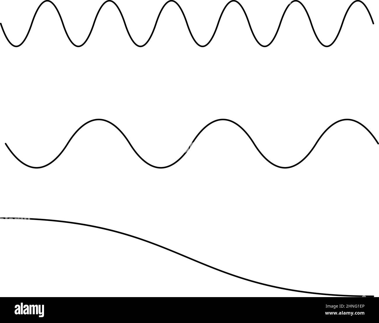 3 wavy lines Black and White Stock Photos & Images - Alamy