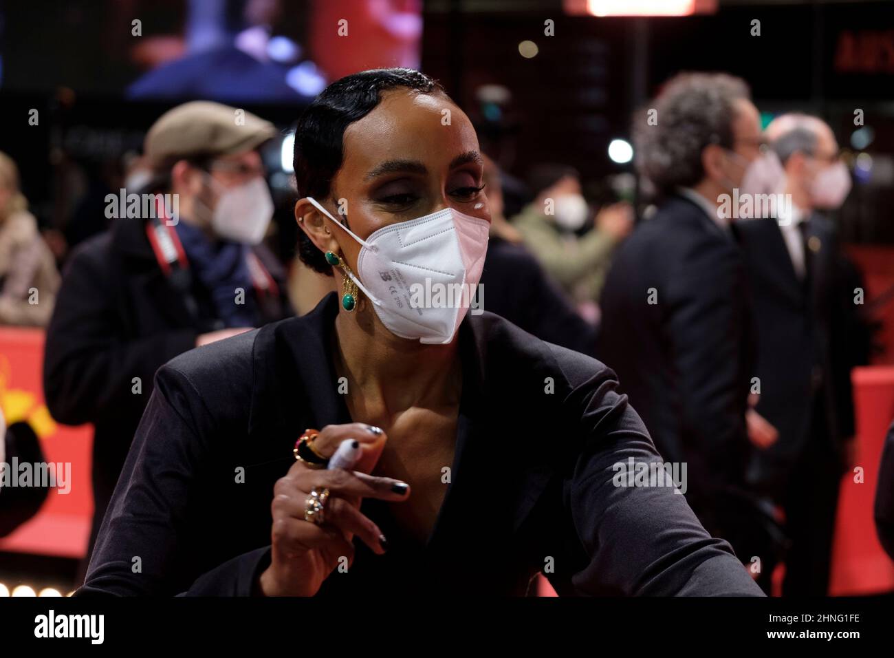 Berlin, Berlin, Germany. 16th Feb, 2022. Red Carpet before Prize Gala ...